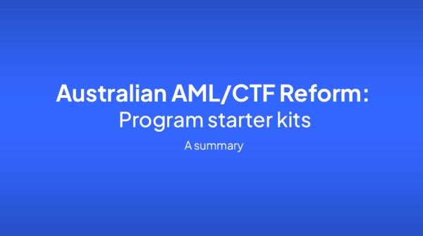AML/CTF: Program starter kits summarised | First AML
